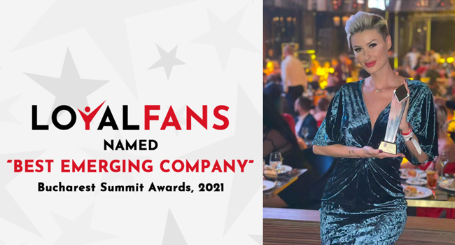 Loyalfans Named ‘Best Emerging Company’ at Bucharest Summit | YNOT Europe Loyalfans Named ‘Best Emerging Company’ at Bucharest Summit | YNOT Europe